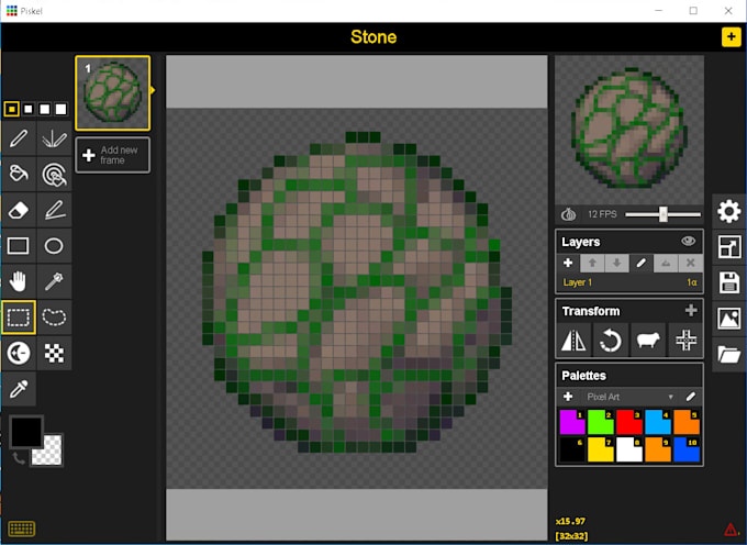 Make clean and simple pixel art by Tusekmarko | Fiverr