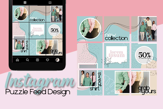 Design unique instagram posts by Designmae | Fiverr