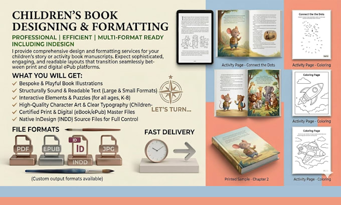 Create kids book design children book formatting by Prodesigner4all ...