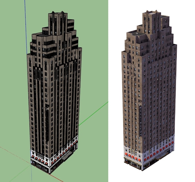 Make exterior modeling of your buildings by Jpschriefer | Fiverr