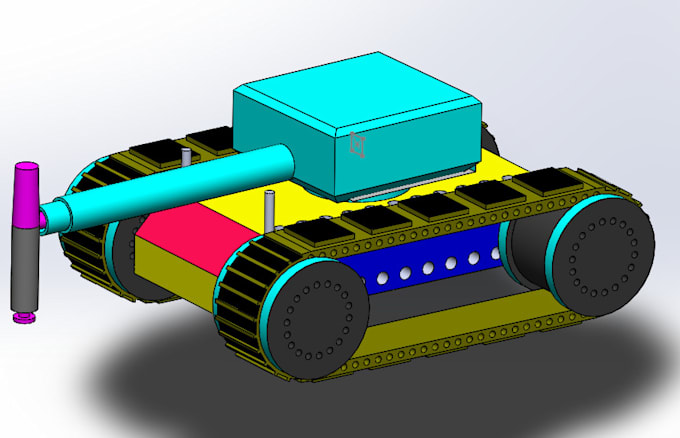 Do 3d part and assembly modeling, solidworks by Mustafahassan16 | Fiverr