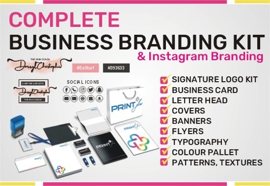 Design signature logo kit and instagram branding for your business by ...
