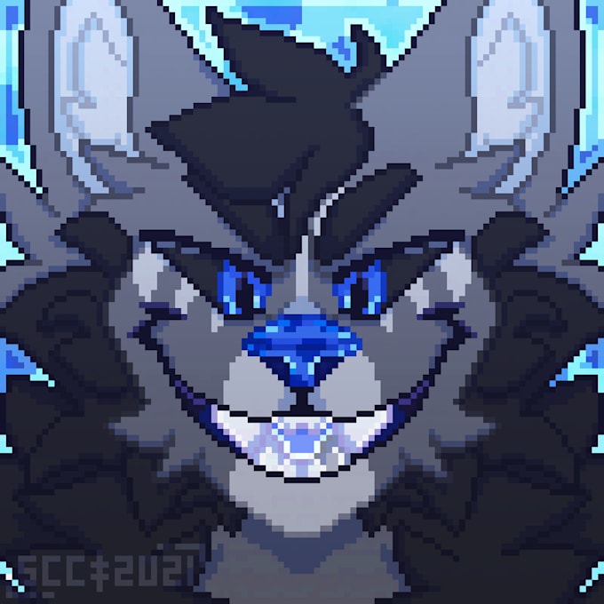 Create a pixel icon of your furry character by Speedycatclaws | Fiverr