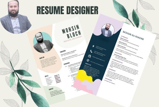 Create professional resume design in adobe indesign by Freelancermnt ...