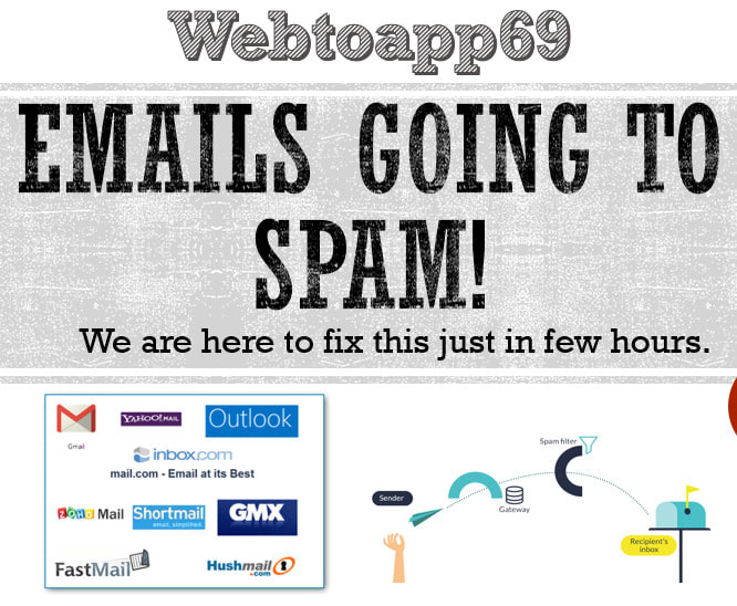 Fix emails going to spam for any server by Webtoapp69 | Fiverr