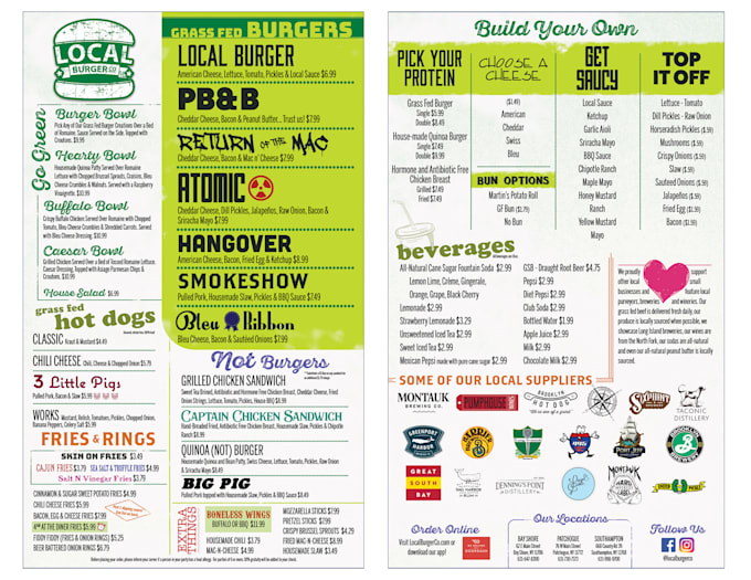 Design an exciting menu for your restaurant by Brianteller | Fiverr