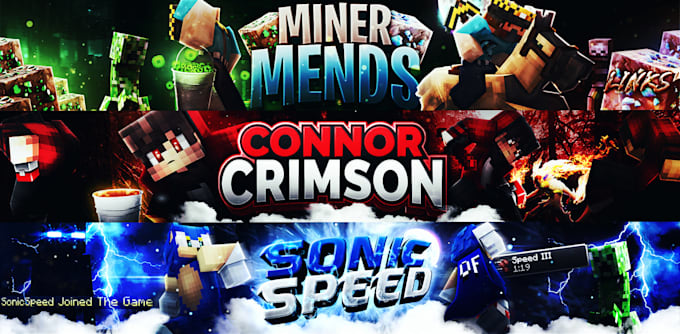 Design a professional minecraft banner by Davidgcorrigan | Fiverr