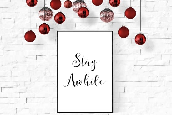 Create a printable typography poster for you by Digidesigns81 | Fiverr