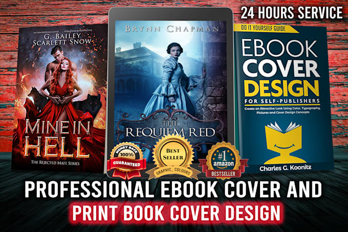 Design attractive kindle paperback, ebook cover, amazon cover, book ...