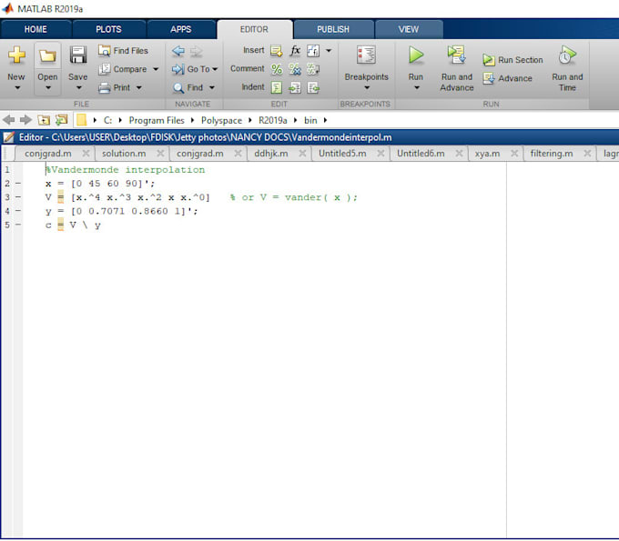 Perfectly handle your matlab tasks for 10 usd by Mifeki | Fiverr