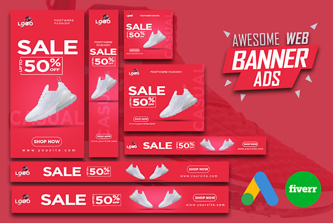 Design eye catching google banner ads or web banner ads by Prantodatta ...