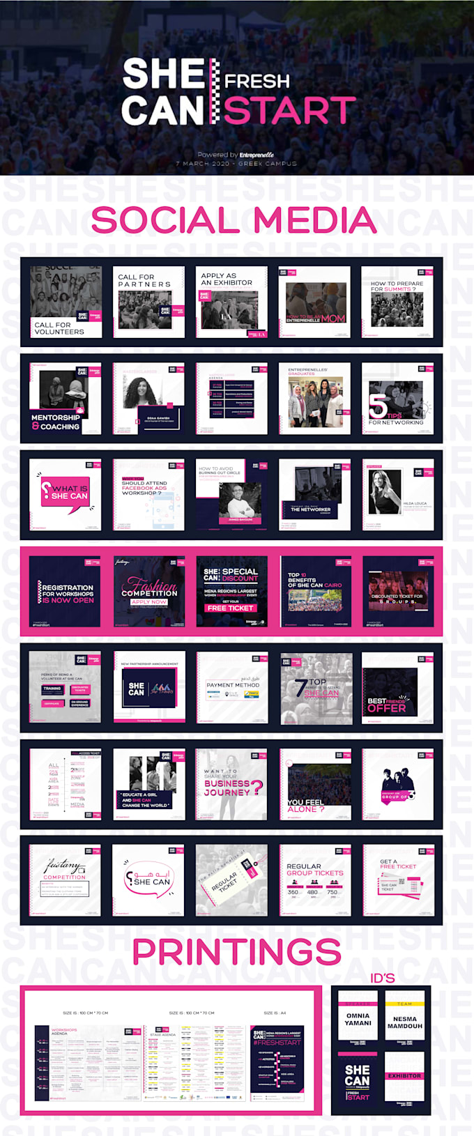 Design you a catchy poster by Tarneemyehia | Fiverr