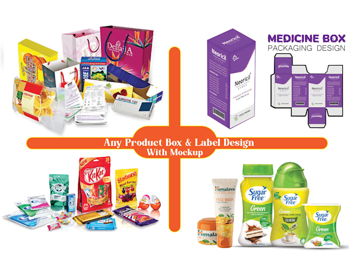 Provide modern packaging design, label, box and bag design by ...