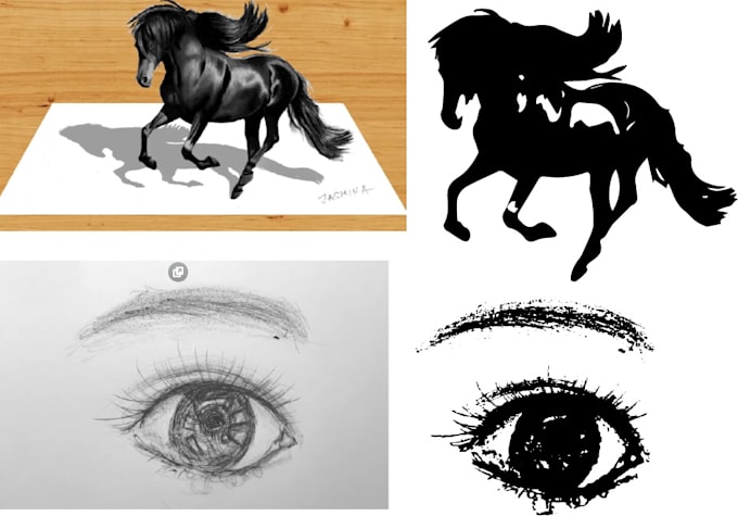 Do photo edit and trace work in adobe illustrator by Shujawasi | Fiverr