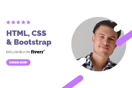 Do website development using html, css and bootstrap by Techbygabriel ...