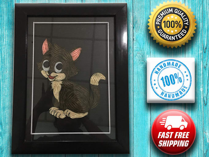 Make paper quilling cartoon character by Priyankarahs | Fiverr