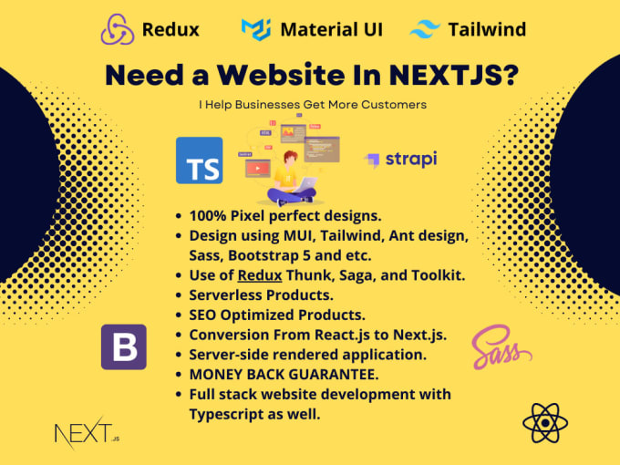 Make seo optimized ssr react app using nextjs by Convotech | Fiverr Make seo optimized ssr react app using nextjs by Convotech | Fiverr
