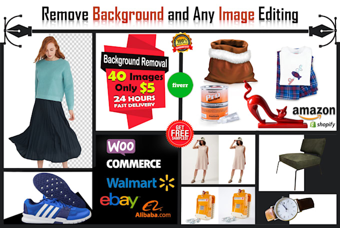 Cut out or background removal images in transparent by Efthek | Fiverr