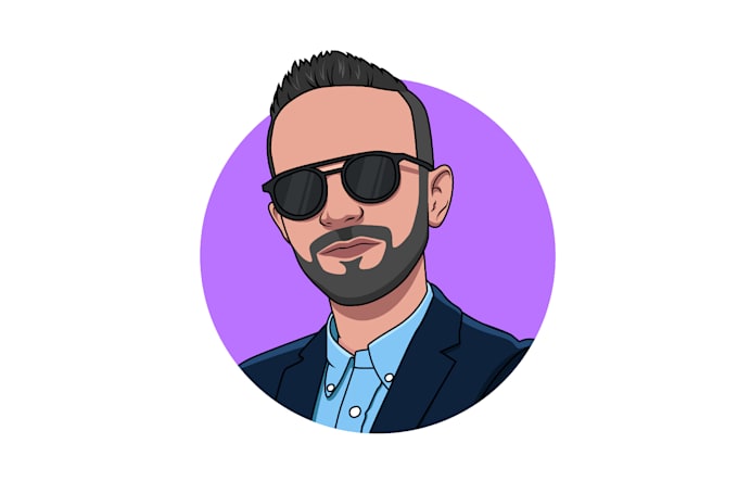 Draw cartoon portrait avatar of your photo by Amazydesigns | Fiverr