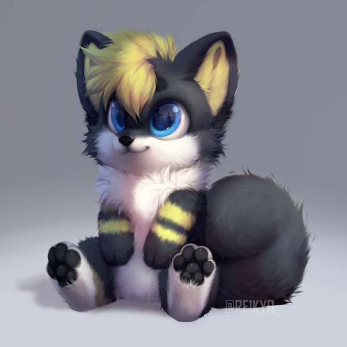 Draw a chibi furry character by Reikyo | Fiverr