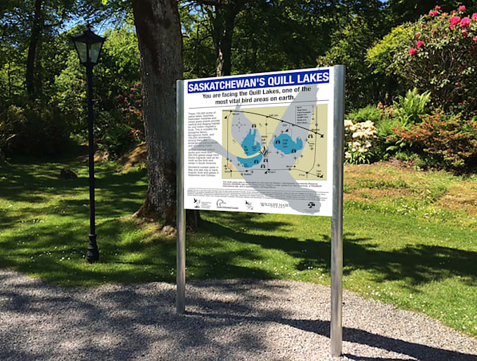 Design information sign board by Virtualine | Fiverr