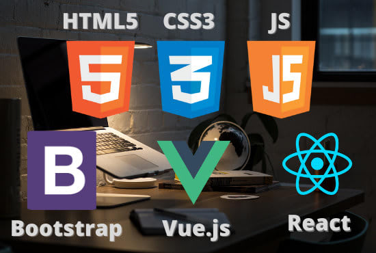 Develop html5, css3, bootstrap, javascript, react website by ... Develop html5, css3, bootstrap, javascript, react website by ...