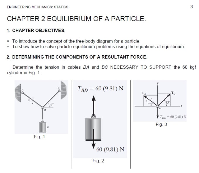 Solve statics problems about equilibrium of a particle by Mt72123 | Fiverr Solve statics problems about equilibrium of a particle by Mt72123 | Fiverr