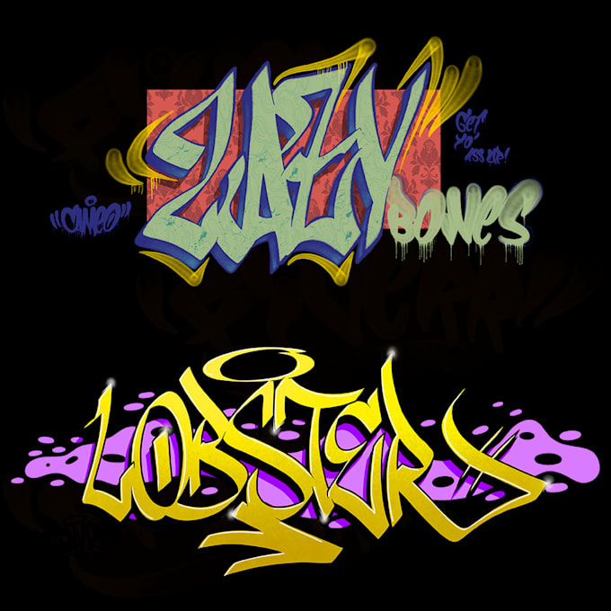 Create graffiti logo, illustration or handstyle by Cameo159 | Fiverr