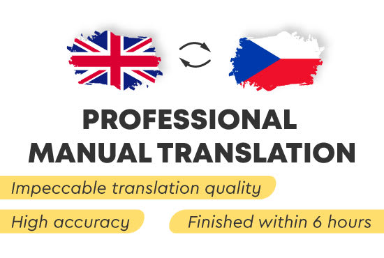 Expertly translate english to czech or czech to english by ...