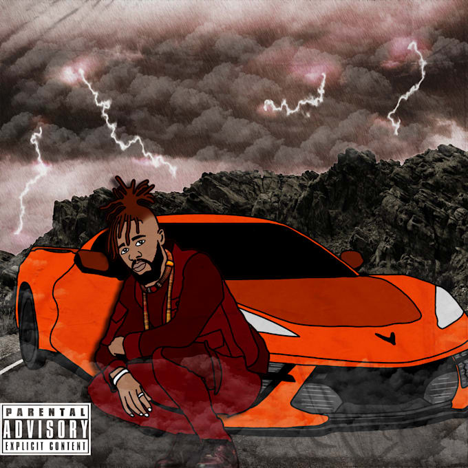 Make an awesome cartoon cover, and album artwork by Snoope | Fiverr