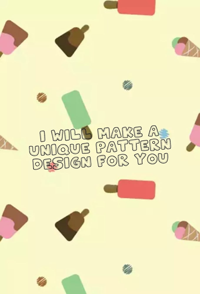 Your unique personal pattern design by Aziztlkdz | Fiverr