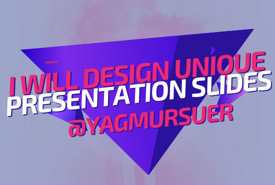 Design unique presentation slides by Yagmursuer | Fiverr