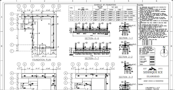 Design rcc structure and create working drawings by Jarrisyed | Fiverr