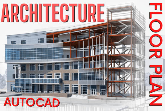 Create autocad floor plan or blueprint architectural drawing by Zee ...