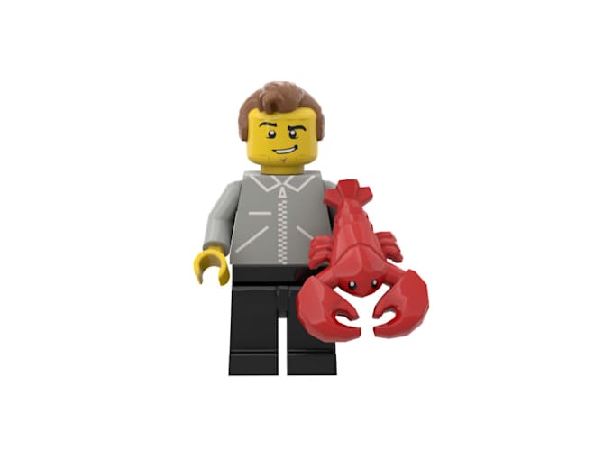 Create you as a digital lego minifigure by Louhee | Fiverr