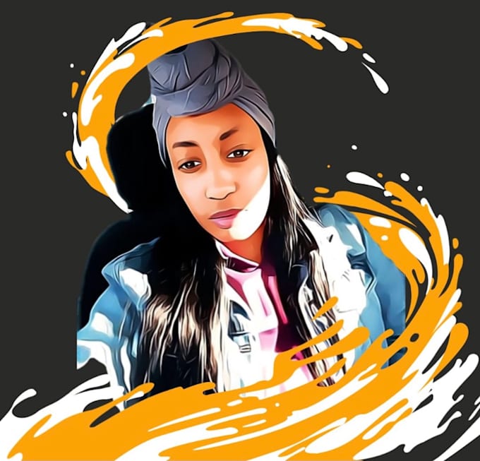 Recreate your portrait into a cartoon by Prettychels | Fiverr