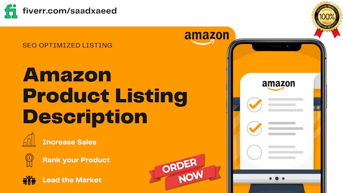Create an optimized amazon product listing description by Saadxaeed ... Create an optimized amazon product listing description by Saadxaeed ...
