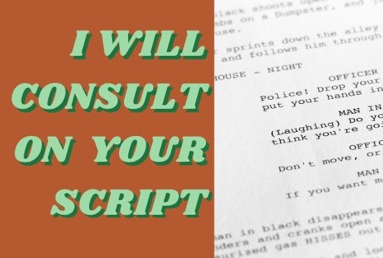 Consult on your script by Jk_justkate | Fiverr