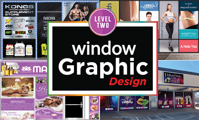 Create eye catching shop front or storefront window graphics vinyl ...