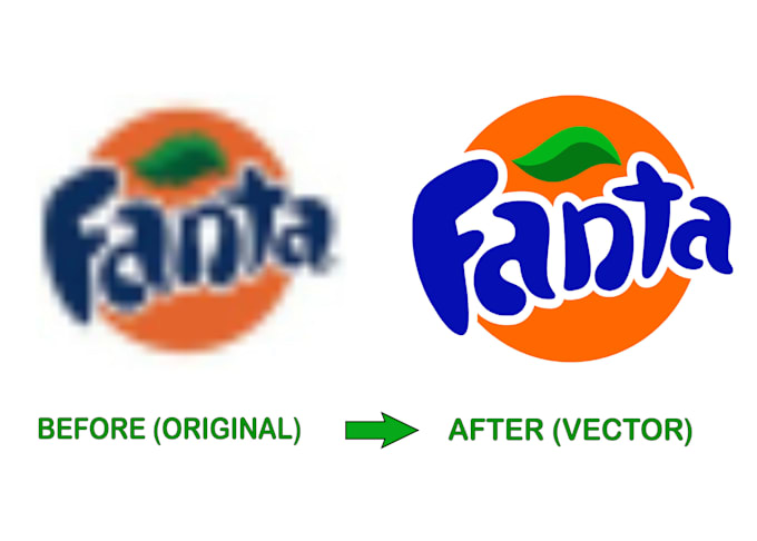 Convert raster logo, vector tracing, image in vector file high ...