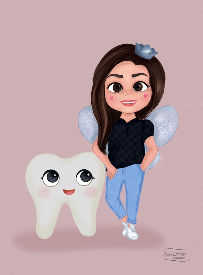 Design personal character or draw illustration by Anna_bruzha | Fiverr