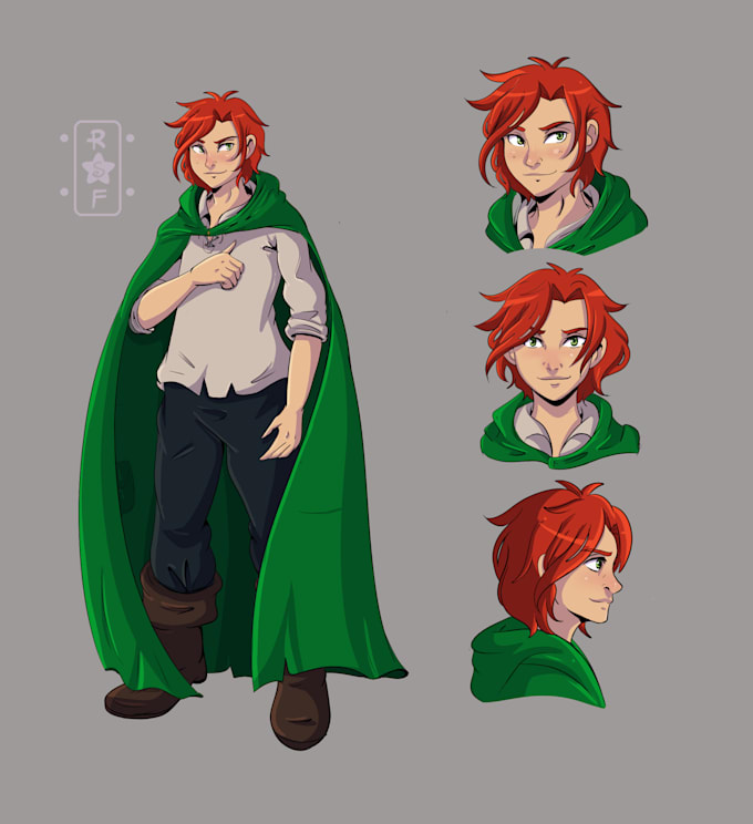 Draw you a character sheet by Mariannetp | Fiverr