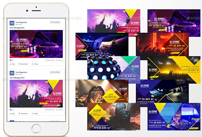 Design social media facebook, instagram banner post cover page by ...