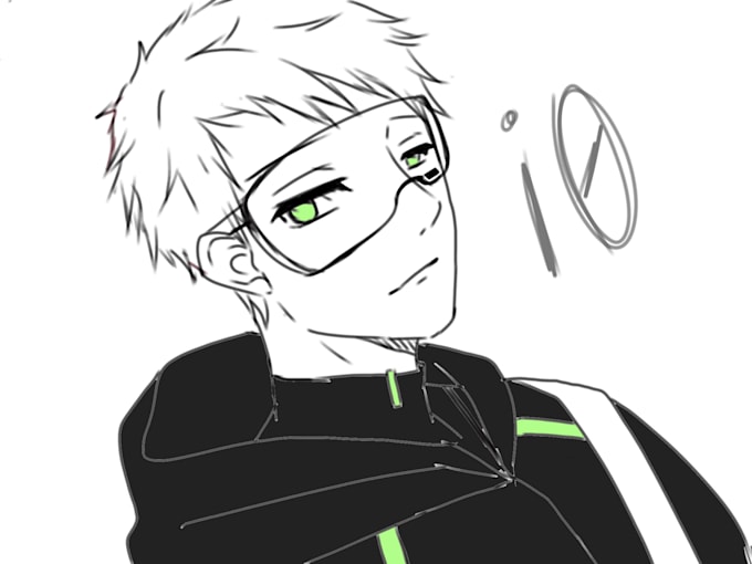 Sketch your oc, fanart, anime, manga character by Shun_shine | Fiverr