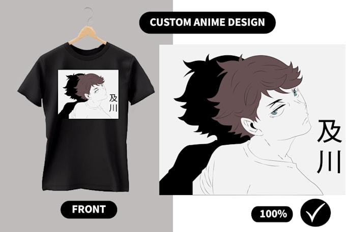 Custom anime shirt design by Albert2323 | Fiverr