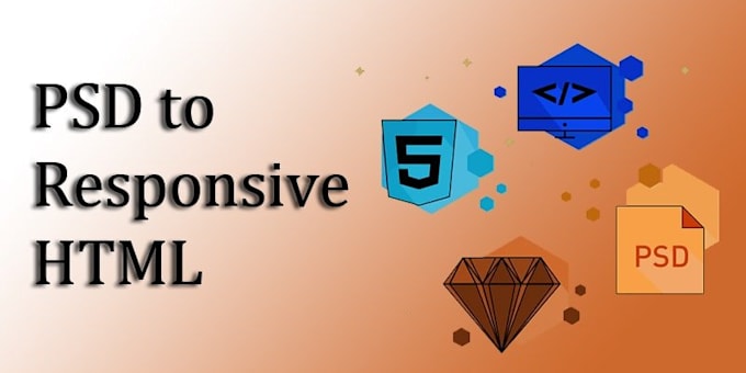 Convert psd pdf to html css bootstrap website by Mimakter955 | Fiverr