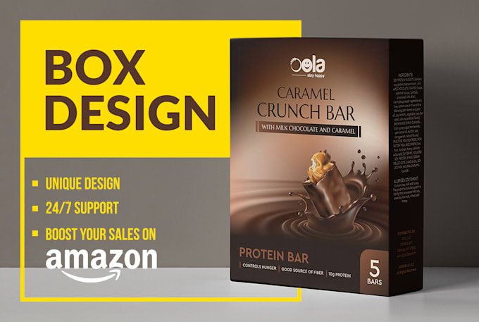 Do product packaging box design, amazon box package design by Lofty ...