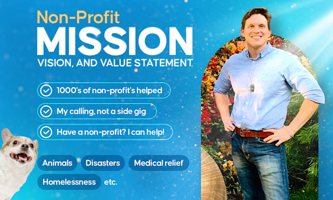 Create a nonprofit mission, vision, and values statement by Cbowman3 ...