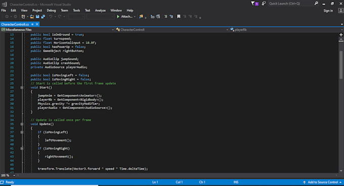 Write any script for you in c sharp for your game by Orignal_design ...
