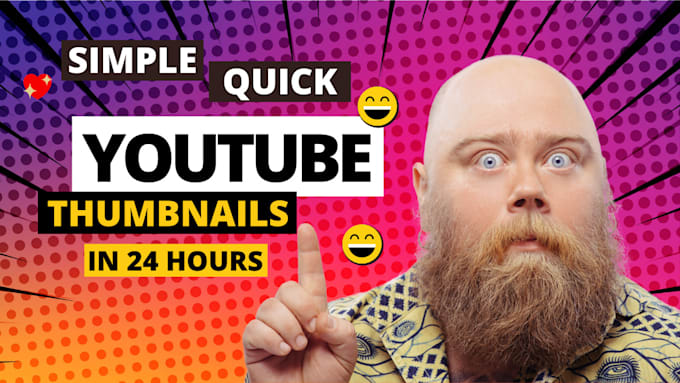 Design a simple high converting youtube thumbnail for you by ...